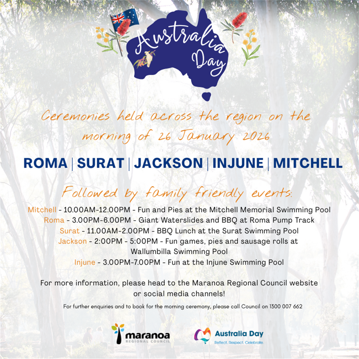 Celebrate Australia Day 2026 in the Maranoa! | Maranoa Regional Council