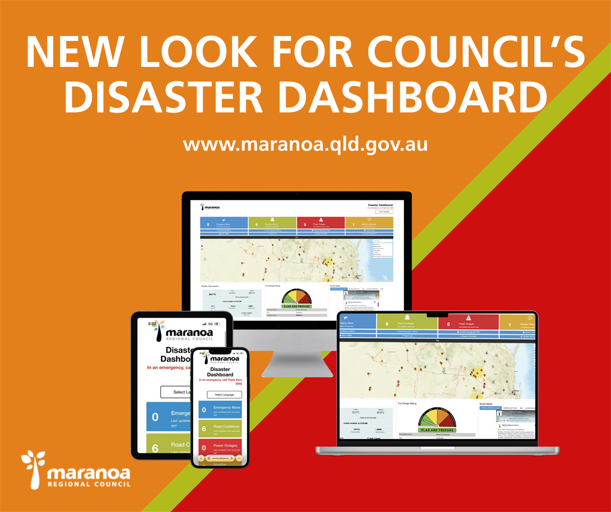 New look for Council’s Disaster Dashboard | Maranoa Regional Council
