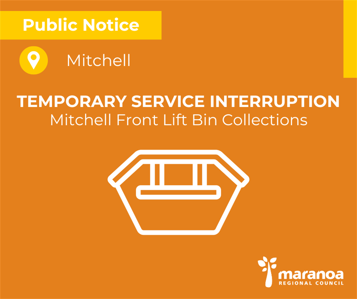 Temporary Service Interruption: Mitchell Front Lift Bin Collections ...