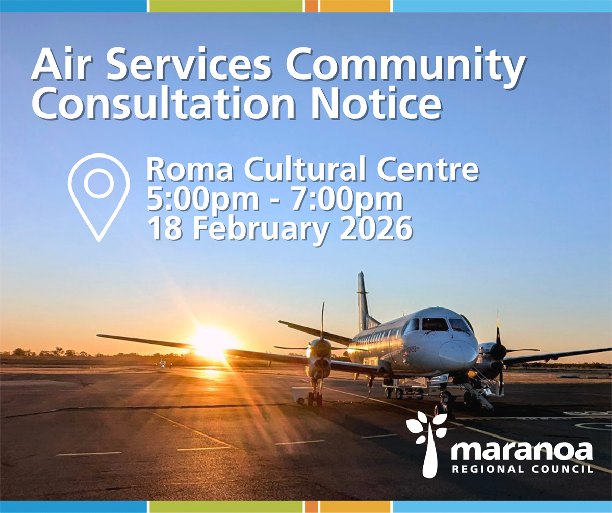 Upcoming: Evening Air Services Community Consultation Session | Maranoa ...